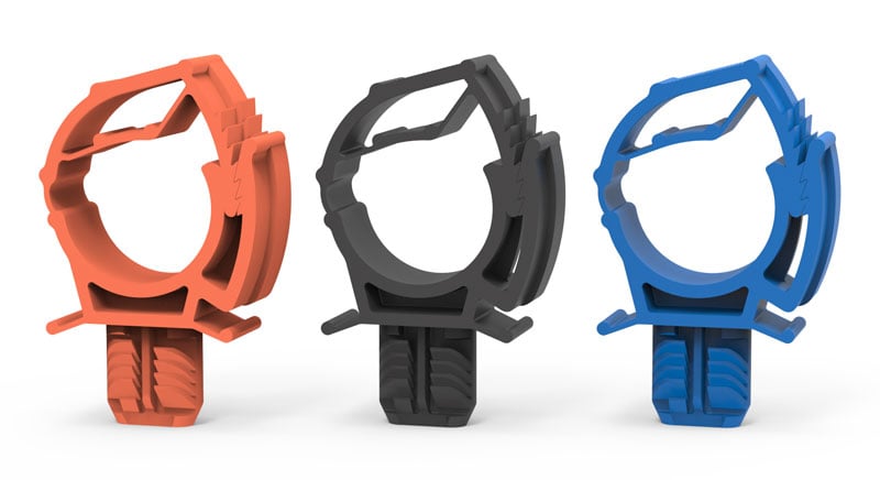 High Voltage Cable Management Clips for Hybrid and Electric Vehicles